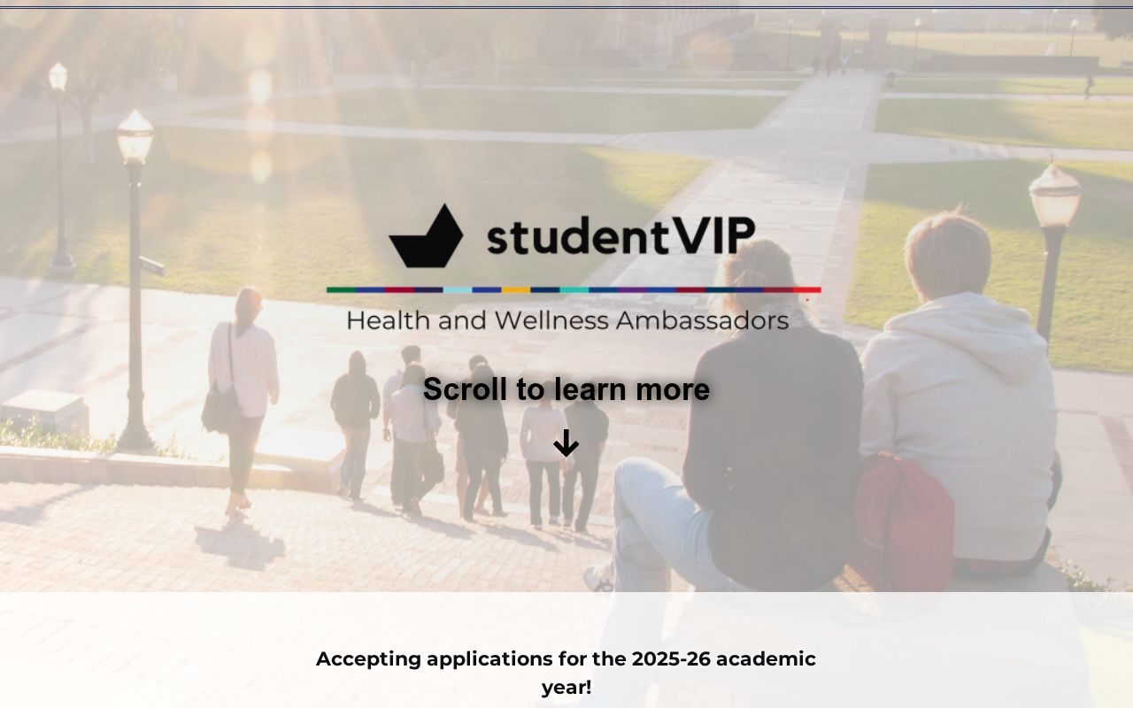 Student VIP Wellness Ambassador
